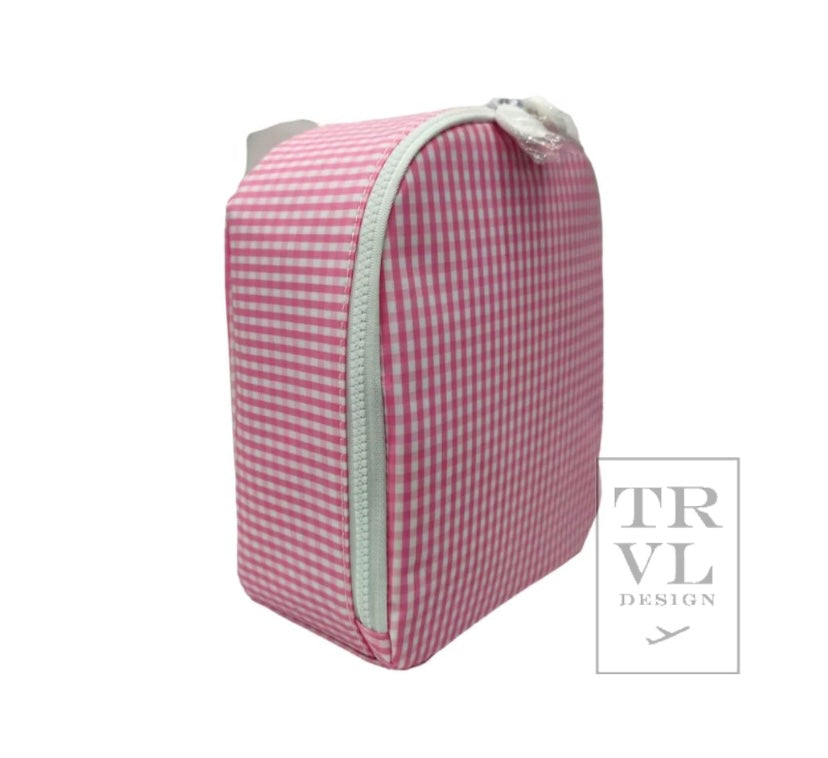 TRVL Bring It Bag-Gingham Pink – Mod and Proper